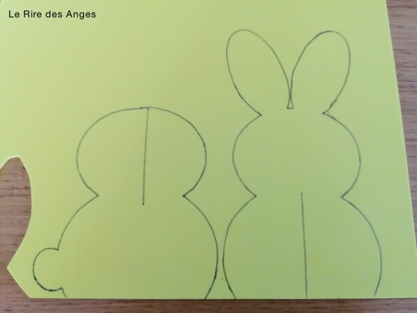 Fabriquer des lapins de pâques en 3D - Le Rire des Anges